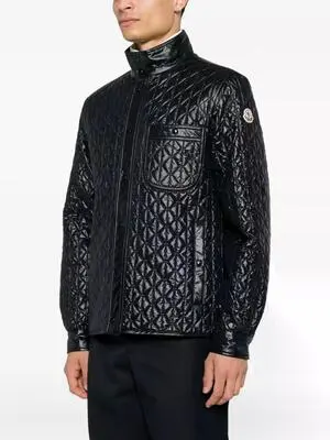 Moncler Quilted-finish Logo-patch Jacket