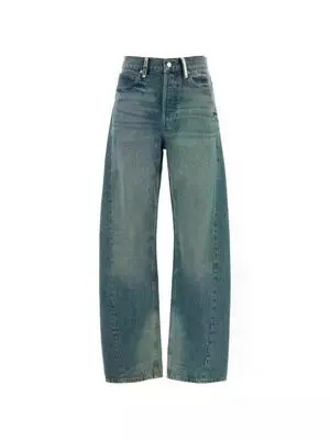Alexander Wang Crystal-embellished Float Jeans