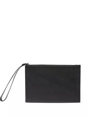 LANCEL Leather Pouch - Black