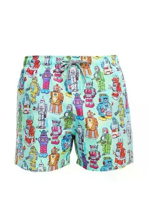 BOARDIES Robot Print Swim Shorts