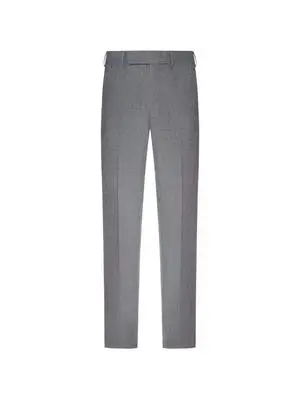 Zegna Straight-leg Wool Trousers - Grey