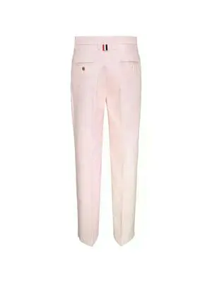 Thom Browne Rwb Stripe Pressed-crease Trousers
