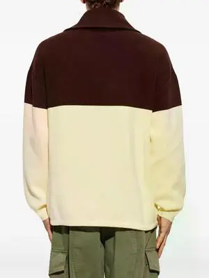 Loewe Colour-block Anagram Embroidered Sweater - Neutrals