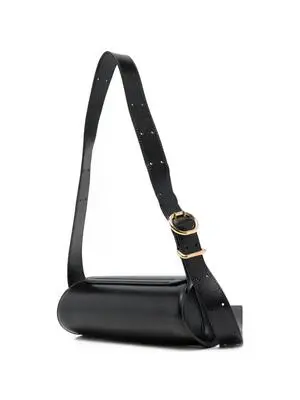 JIL SANDER Cannolo Shoulder Bag - Black