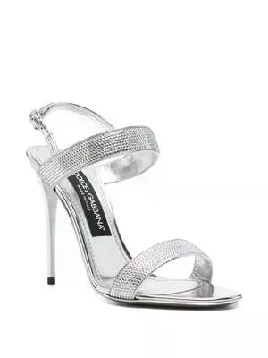 Dolce & Gabbana Embellished Stiletto Slingback Sandals