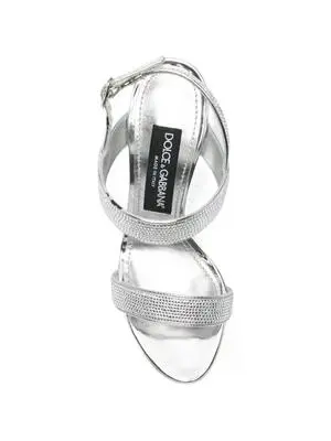 Dolce & Gabbana Embellished Stiletto Slingback Sandals