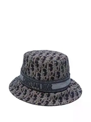 Dior Oblique Logo-band Bucket Hat