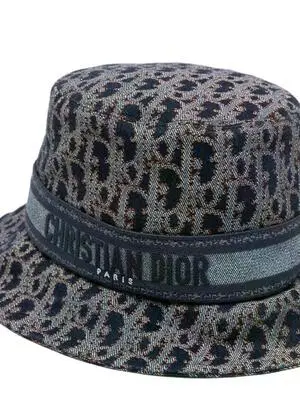 Dior Oblique Logo-band Bucket Hat