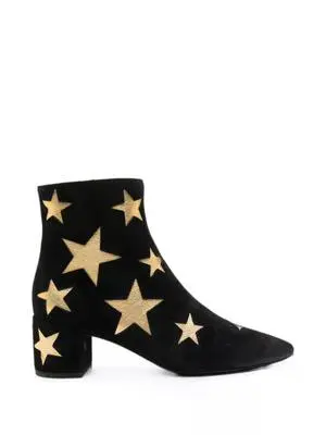 Saint Laurent Star Patch Ankle Boots