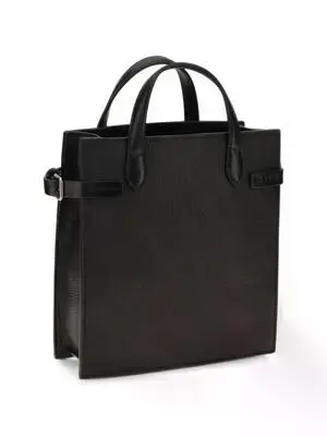 Valentino Garavani Antibes Grained Leather Shopping Bag - Black