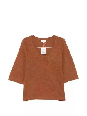 MAISON123 Liana V-neck T-shirt