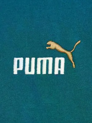 PUMA Logo-embroidered Graphic-print T-shirt