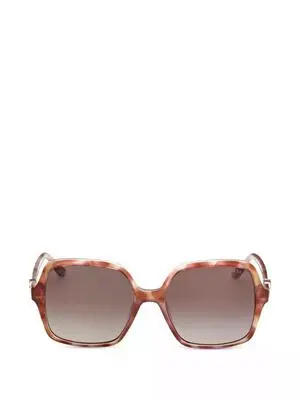 Guess Logo-plaque Square-frame Sunglasses