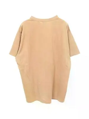 Burberry 2010s Logo Embroidered Cotton T-shirt