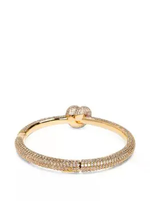 SELF-PORTRAIT Crystal-embellished Knot Bracelet