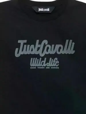 Just Cavalli Logo-print Cotton T-shirt