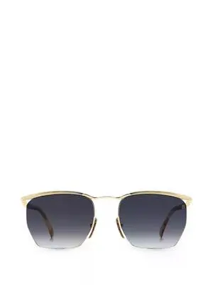 DB EYEWEAR BY DAVID BECKHAM Geometric-frame Sunglasses - Gold