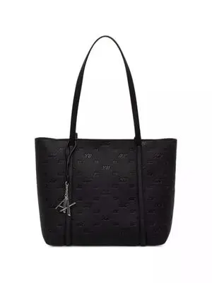 Armani Exchange Embossed Logo Tote Bag