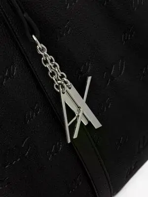Armani Exchange Embossed Logo Tote Bag