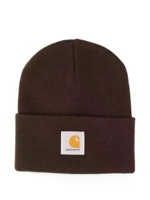 Carhartt Work In Progress Watch Logo-patch Beanie - Brown