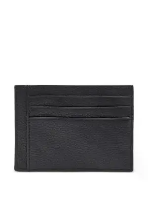 LANCEL Leon Grained Leather Cardholder - Black