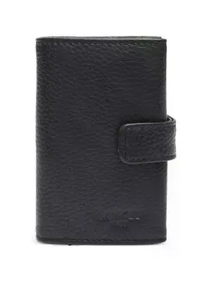 LANCEL Leon Grained Leather Cardholder - Black