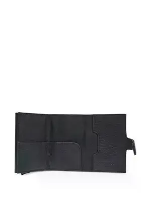 LANCEL Leon Grained Leather Cardholder - Black