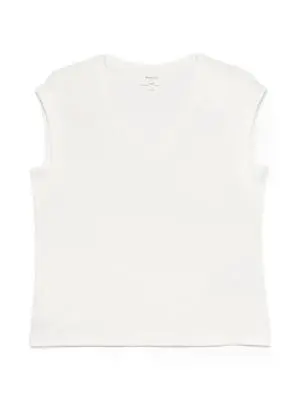 MAISON123 Lyna V-neck Sleeveless Top - Neutrals