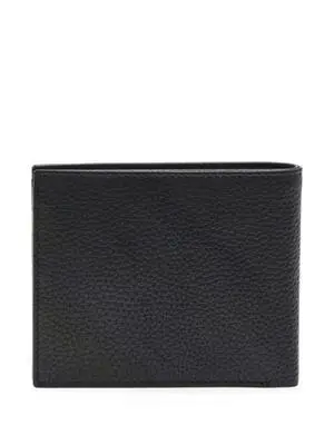 LANCEL Leon Grained Leather Wallet - Black
