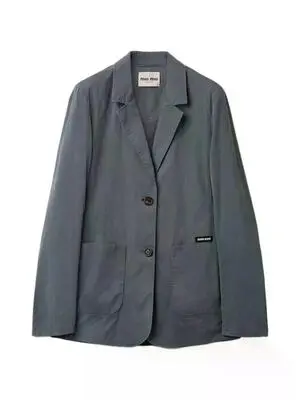 Miu Miu Washed Stretch Poplin Jacket