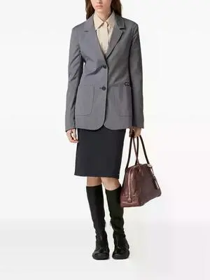Miu Miu Washed Stretch Poplin Jacket