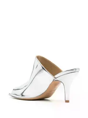 MAISON MARGIELA Metallic Peep-toe Sandals