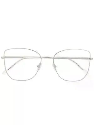 Isabel Marant Tone Geometric Frame Eyeglasses - Silver
