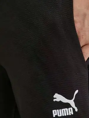 PUMA T7 Logo-embroidered Drawstring Track Pants