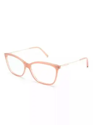 Carolina Herrera Glitter-effect Cat-eye Glasses - Neutrals