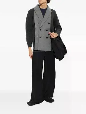 Sacai Double-breasted Panel Cardigan