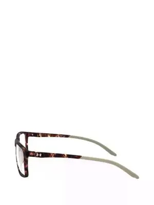Under Armour Tortoiseshell-effect Rectangle-frame Glasses