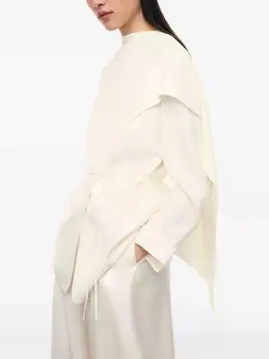 12 STOREEZ Petra Asymmetric Blazer - Neutrals
