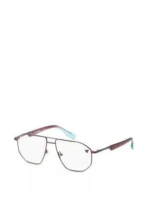 Karl Lagerfeld Geometric Frame Eyeglasses - Brown
