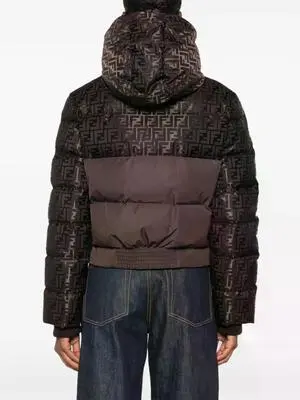 Fendi Ff-logo Zip-up Puffer Jacket