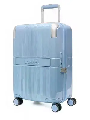 LANCEL Ribbed Suitcase With Logo Detail