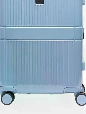 LANCEL Ribbed Suitcase With Logo Detail