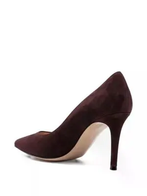 GIANVITO ROSSI Pointed-toe Stiletto Pumps - Red