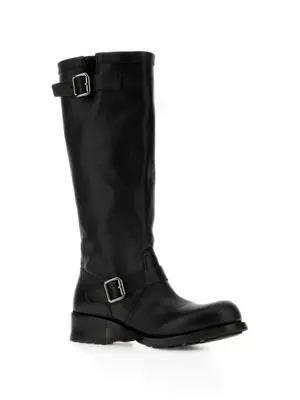 Prada Shard Buckle-strap Boots