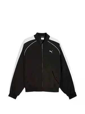 PUMA T7 Logo-embroidered Bomber Jacket