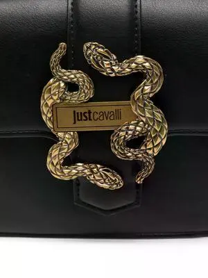 Just Cavalli Snake-plaque Chain-link Cross-body Bag
