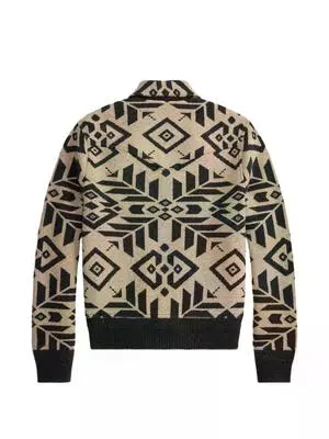 Ralph Lauren Geometric Print Wool Jacket