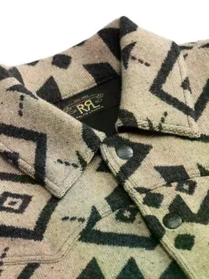 Ralph Lauren Geometric Print Wool Jacket