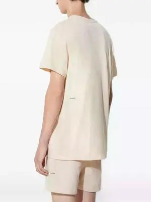 PANGAIA Logo Print T-shirt - Neutrals