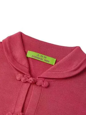 Shanghai Tang Silk Frog Fastening Cardigan